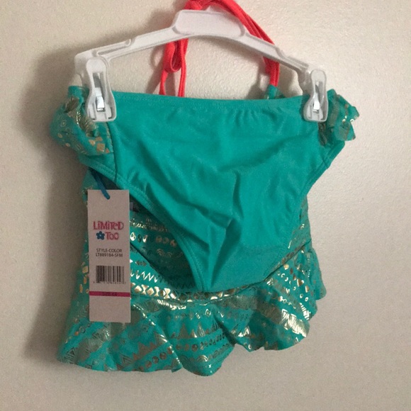 Limited Too | Swim | Limited Too Teal Girls Swim Wear Bathing Suit 6x ...